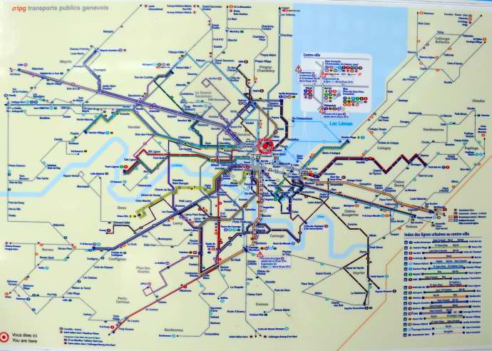 Geneva Public Transport Map | Geneva.info Geneva Public Transport Map | Geneva.info